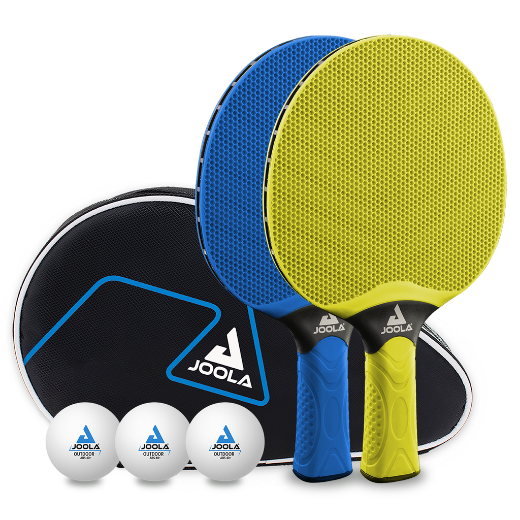 JOOLA VIVID Outdoor table tennis set - Weatherproof bats and balls